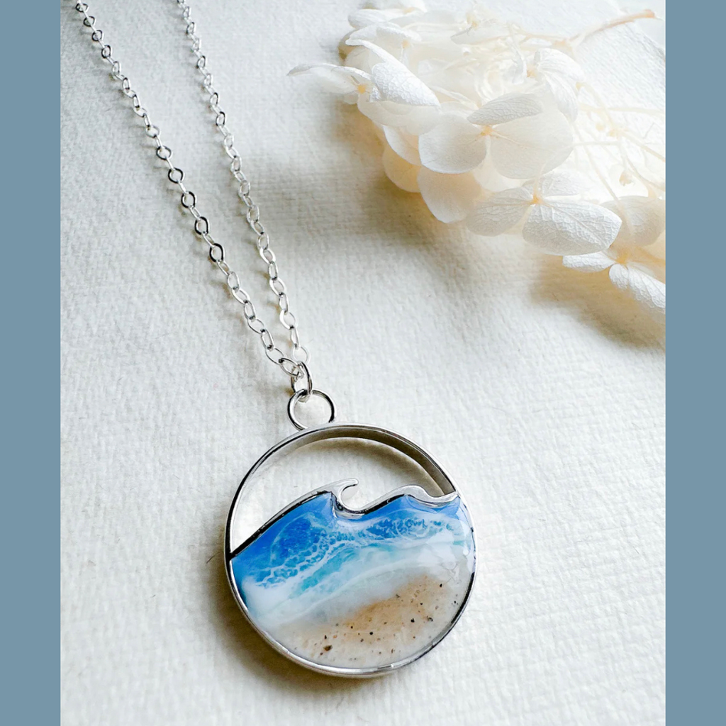 Waves of Life Necklace – Mermaids on Cape Cod-Official Mermaid Gear